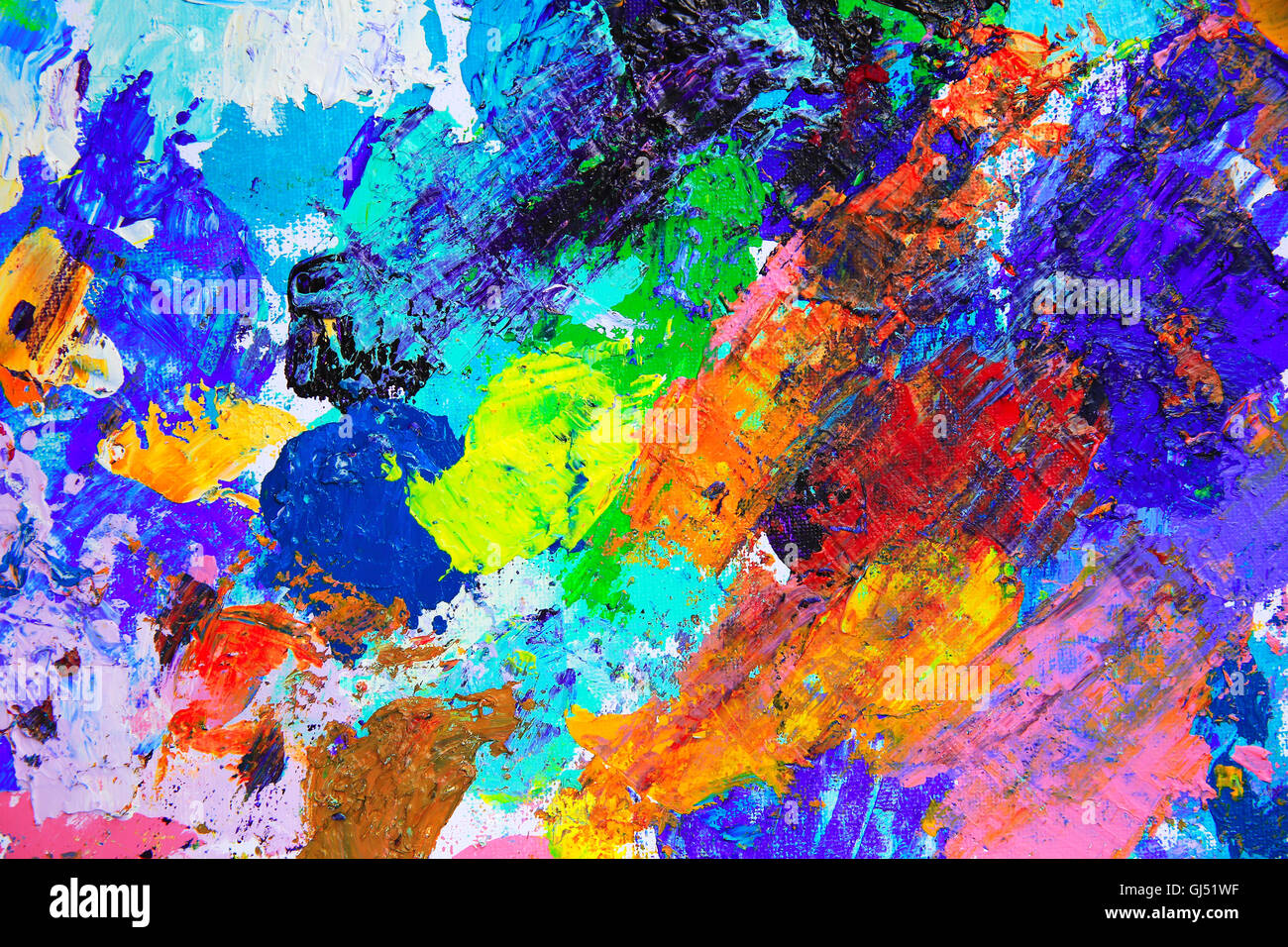 Art abstract paint with acrylic colors Stock Photo - Alamy