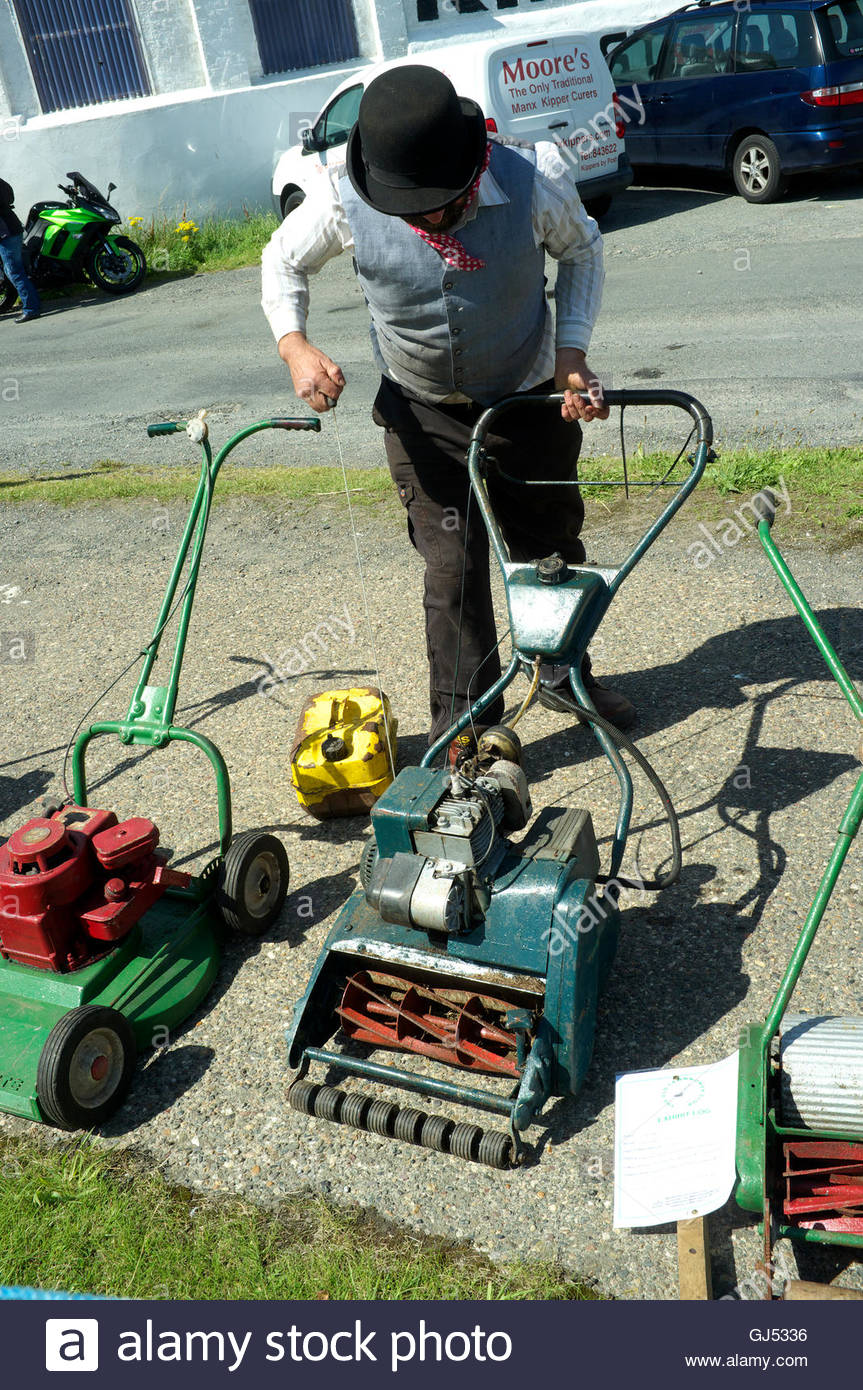 Old Grass Cutting Machine High Resolution Stock Photography and Images ...