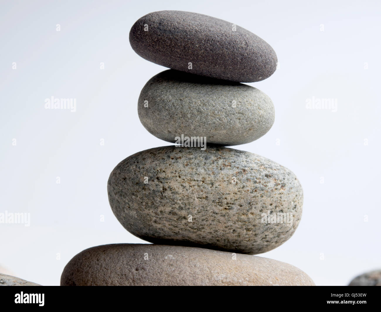 balance of meditation stones Stock Photo - Alamy
