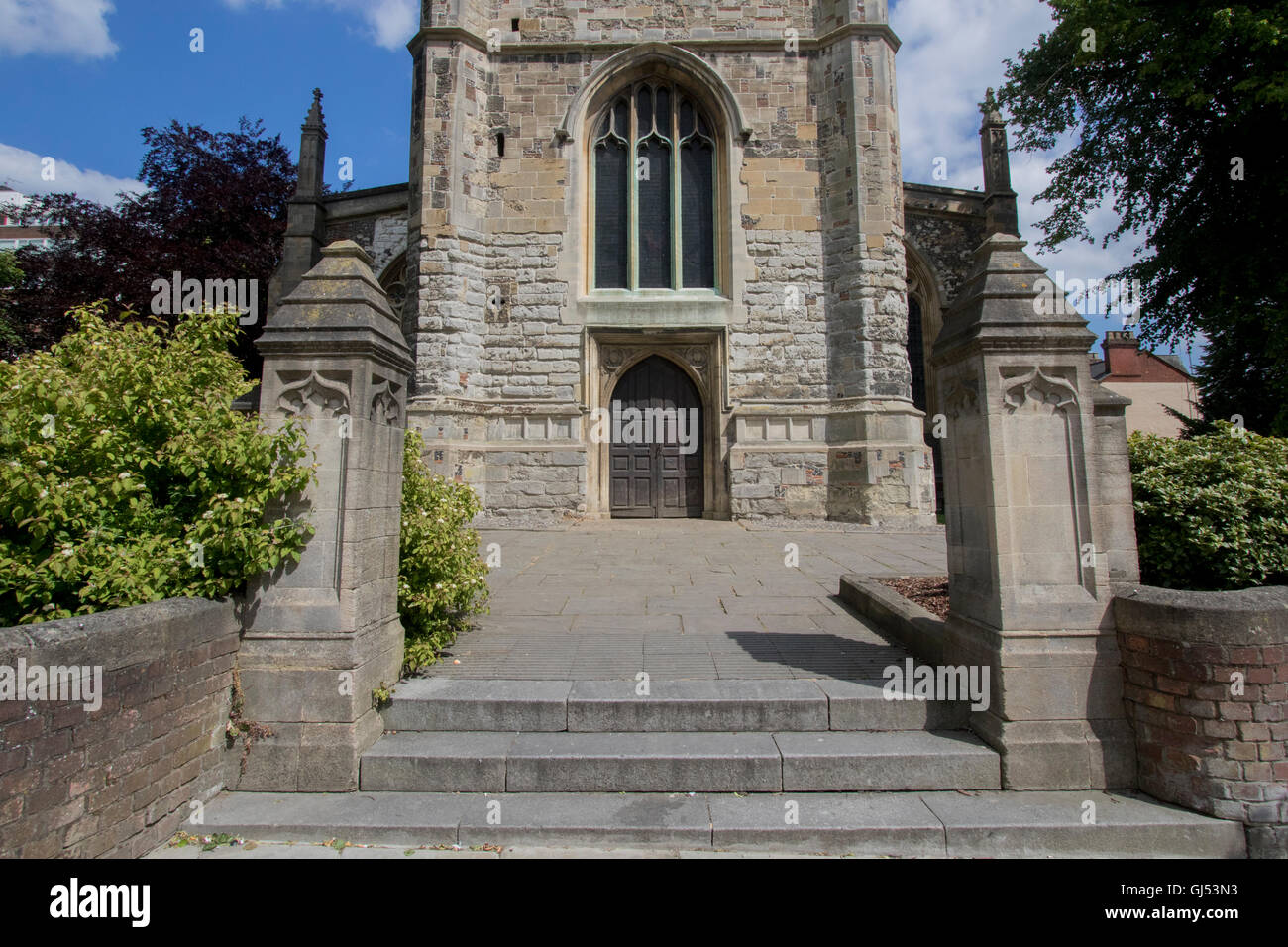 High Wycombe town centre Buckinghamshire, industrial and market town ...