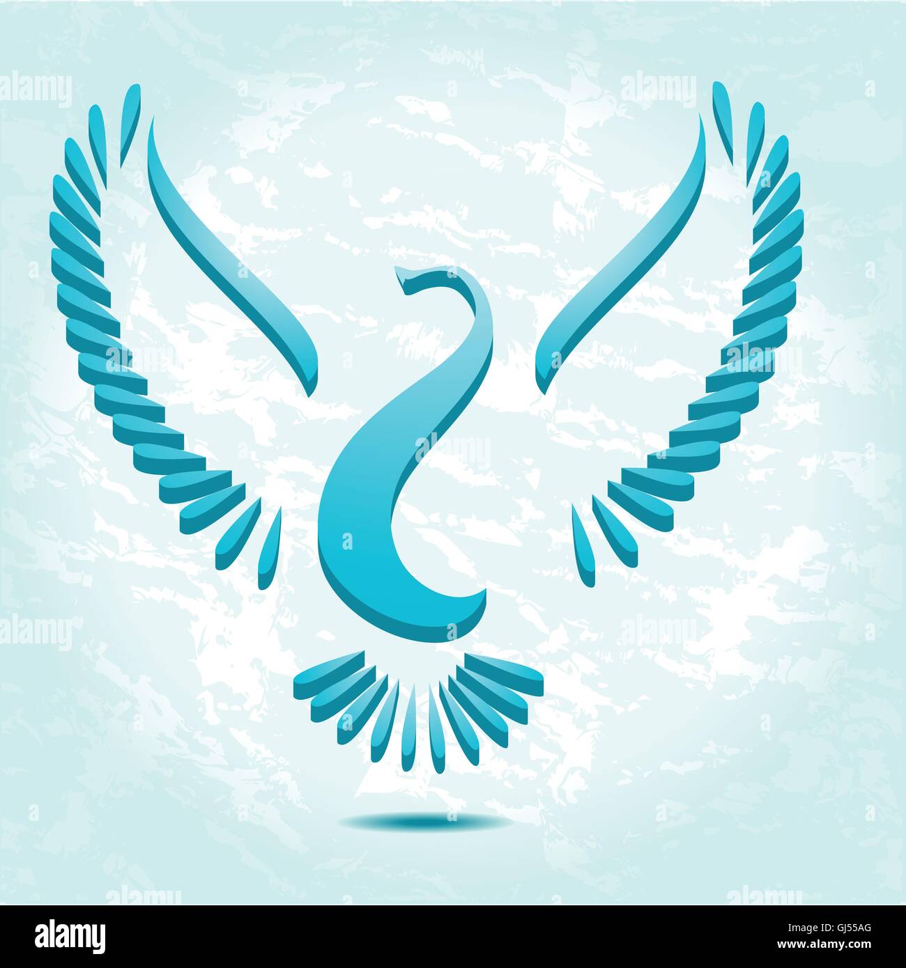 Stylized dove hi-res stock photography and images - Alamy