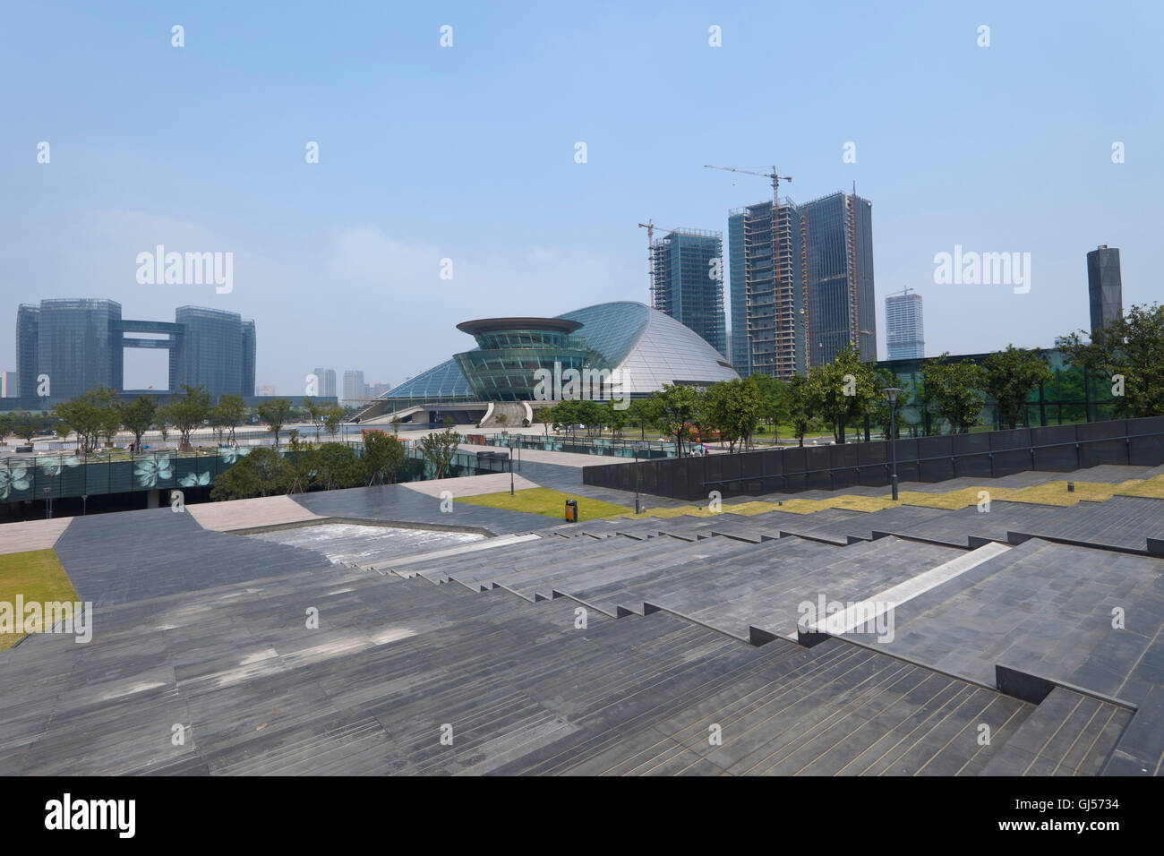 Hangzhou Grand Theatre Stock Photo - Alamy