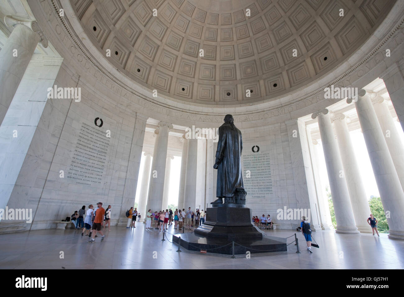 Jefferson memorial interior detail hi-res stock photography and images ...