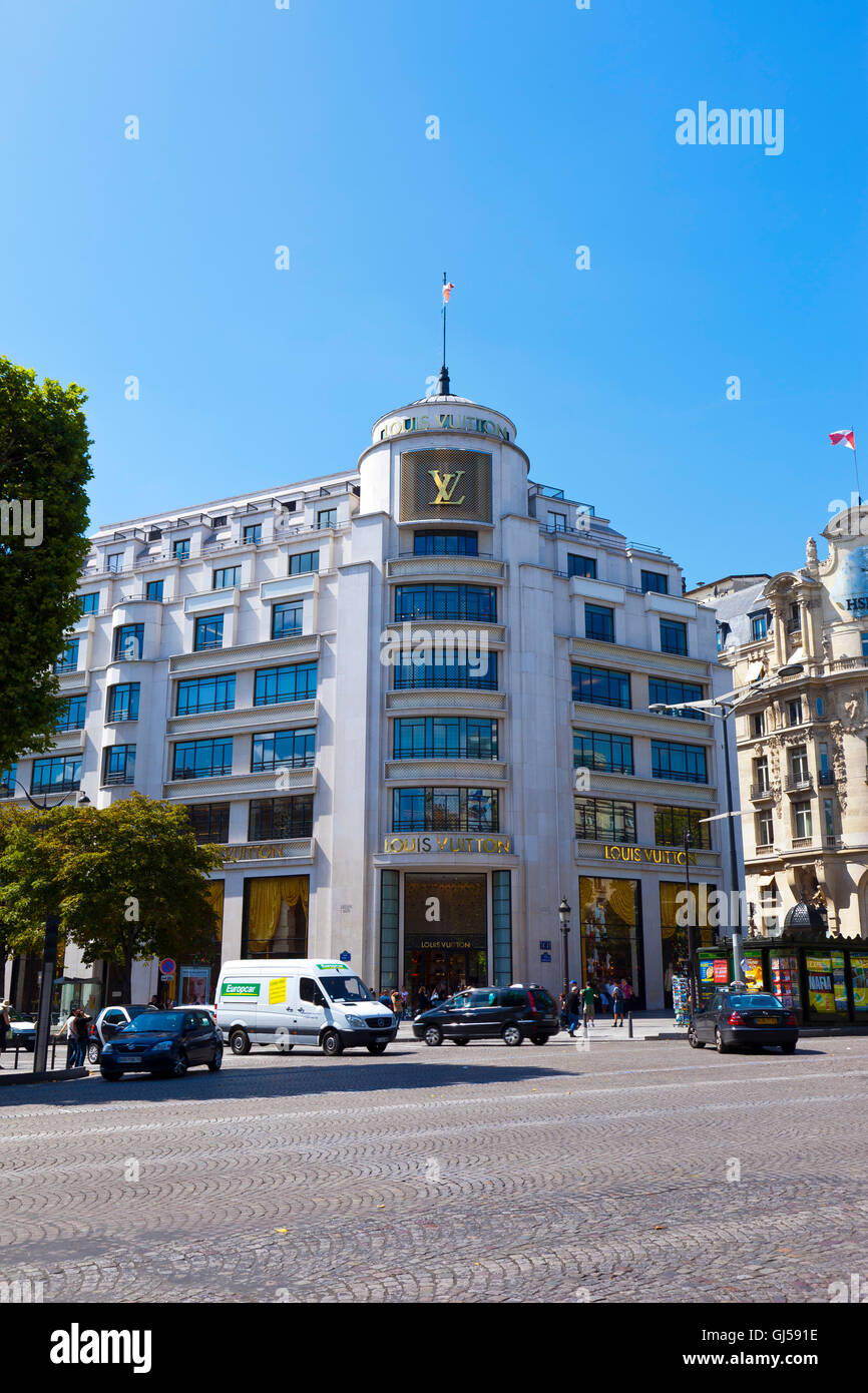 Paris Champs Elysees Stock Photo - Alamy