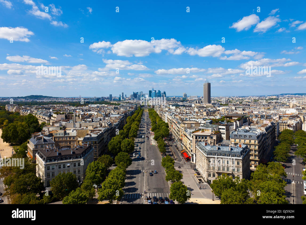 Paris Champs Elysees Stock Photo - Alamy