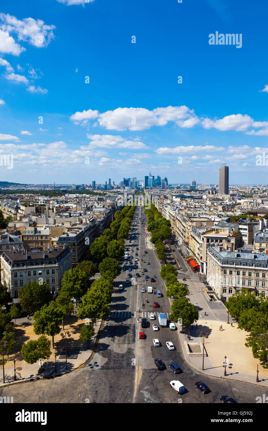Paris Champs Elysees Stock Photo - Alamy