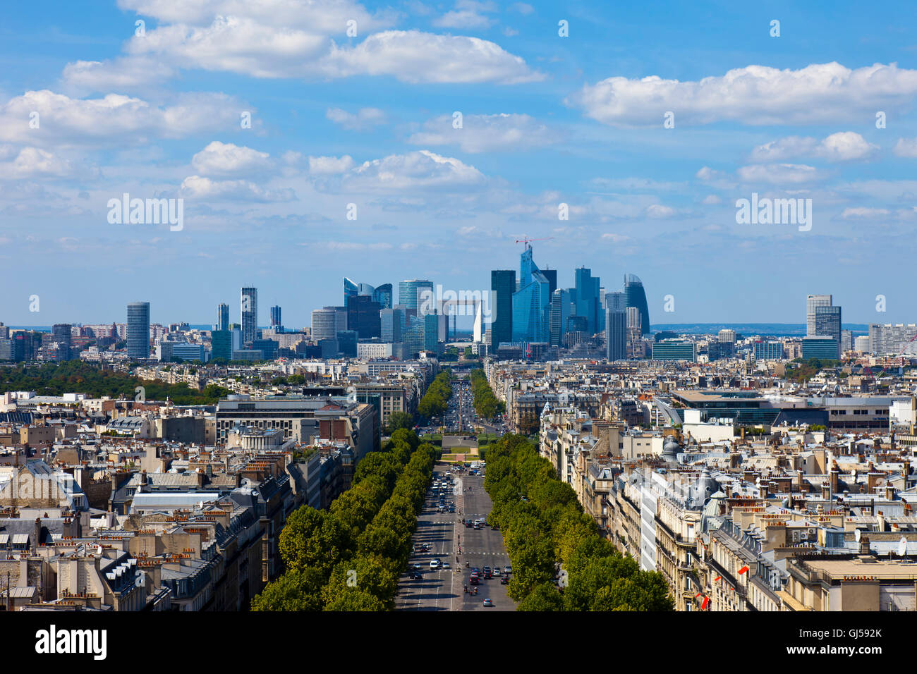 Paris Champs Elysees Stock Photo - Alamy