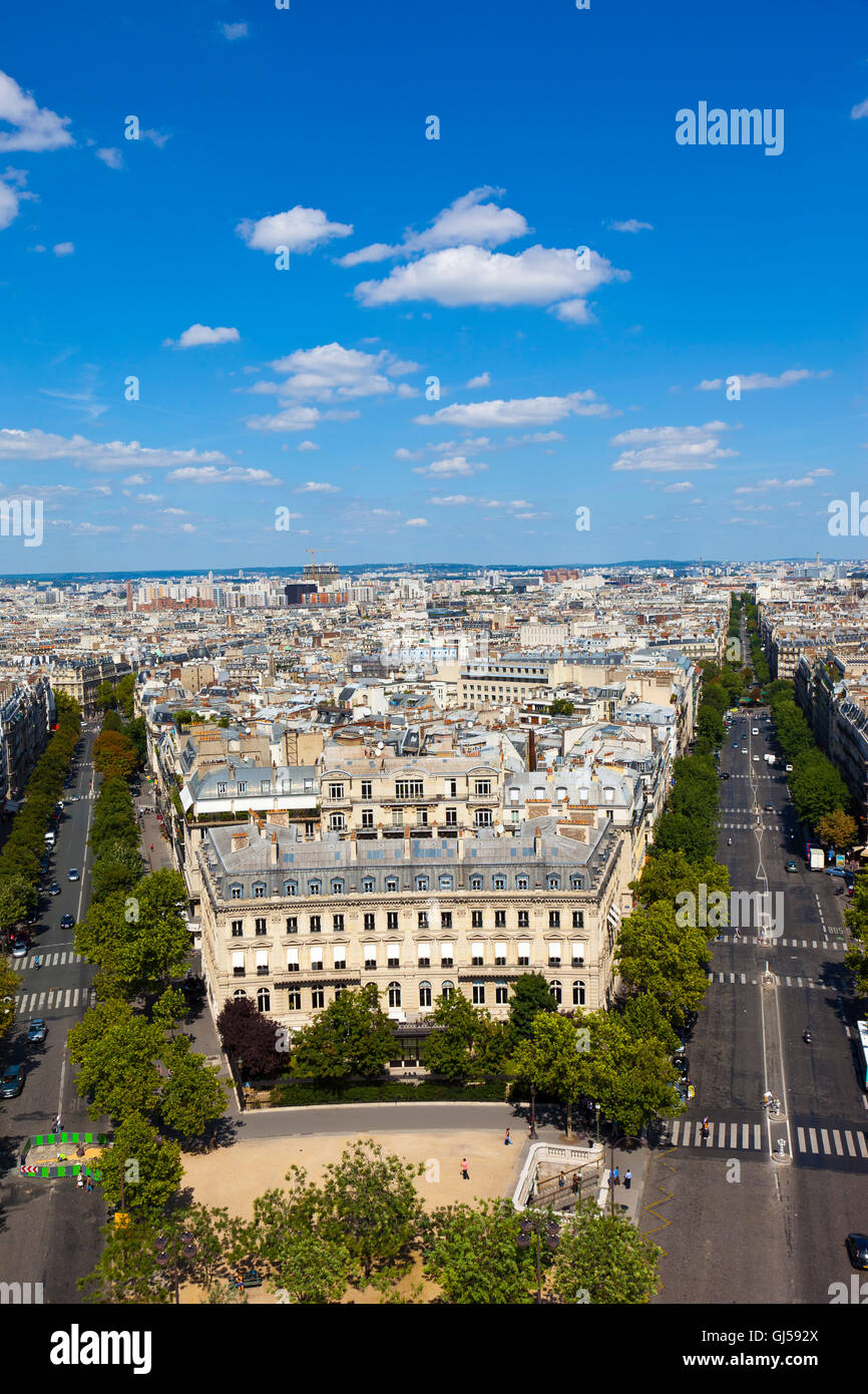 Paris Champs Elysees Stock Photo - Alamy