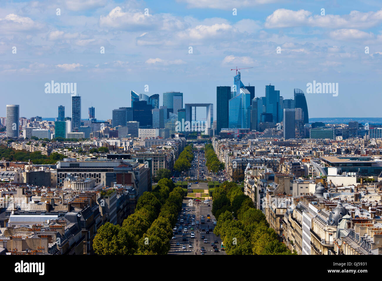 Paris Champs Elysees Stock Photo - Alamy