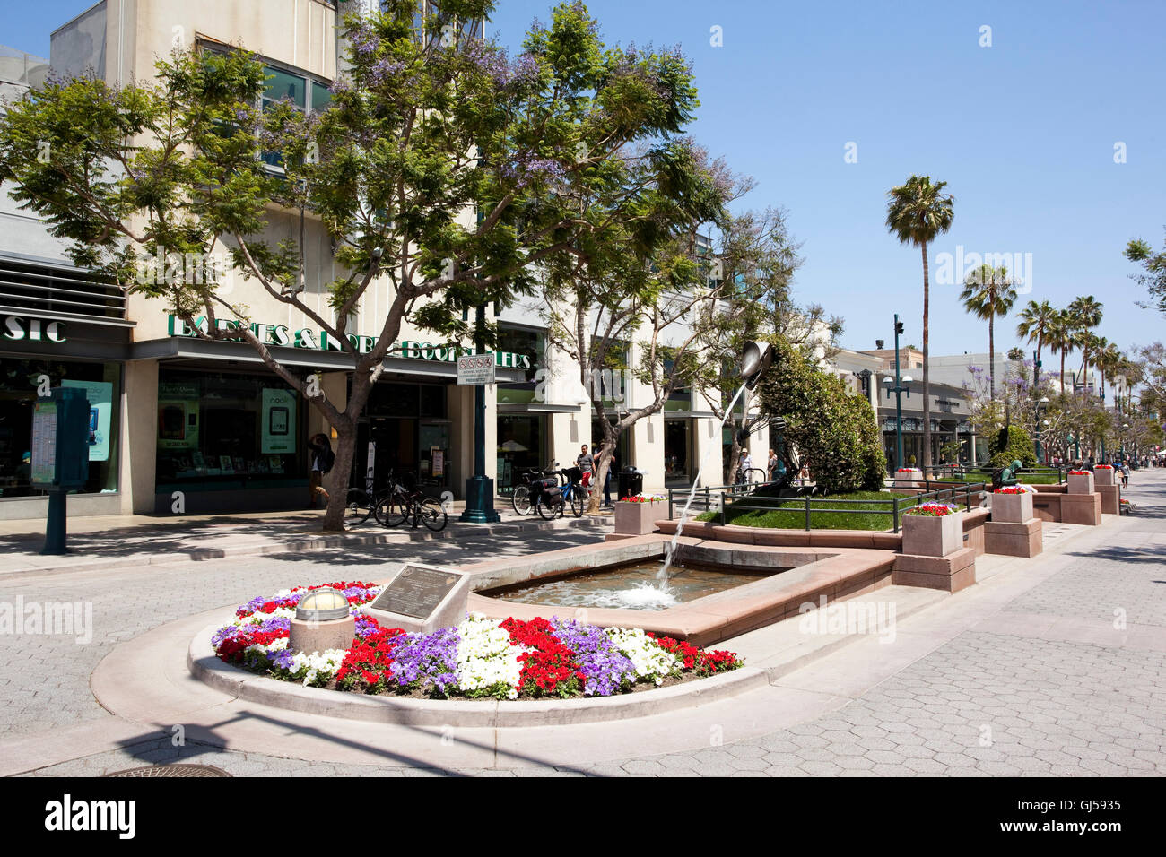 Los Angeles Santa Monica Street Stock Photo - Alamy