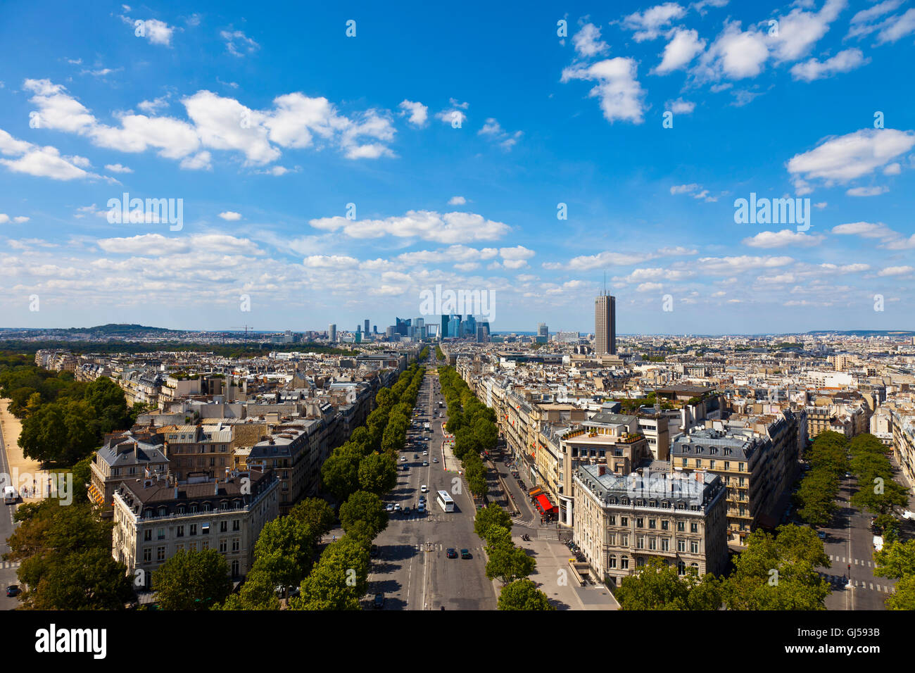 Paris Champs Elysees Stock Photo - Alamy