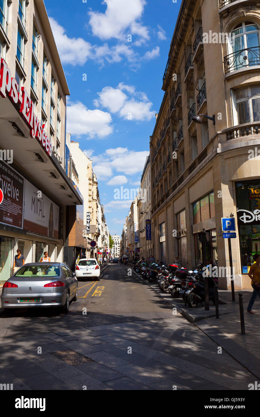 Paris Champs Elysees Stock Photo - Alamy