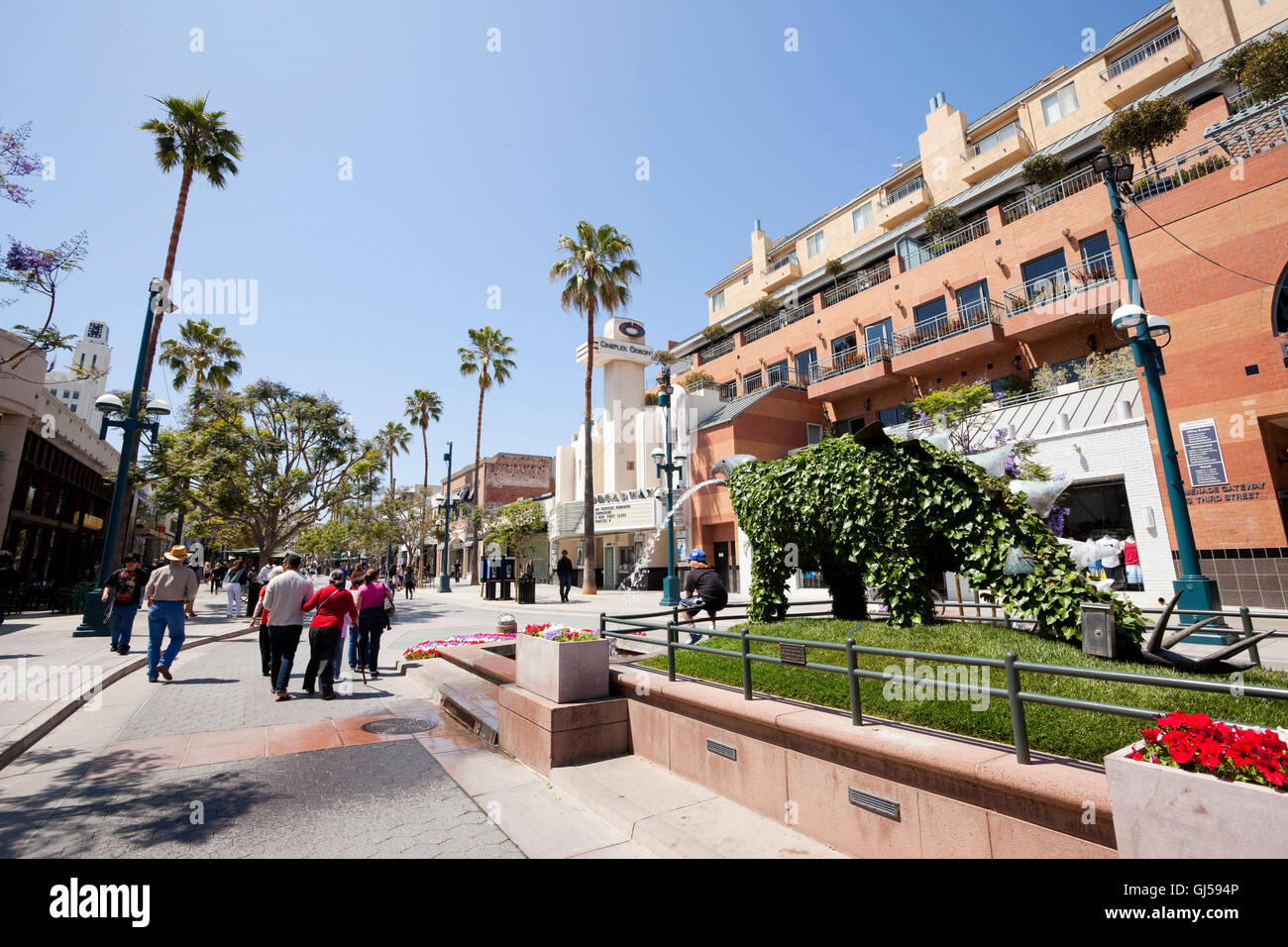 Los Angeles Santa Monica Street Stock Photo - Alamy