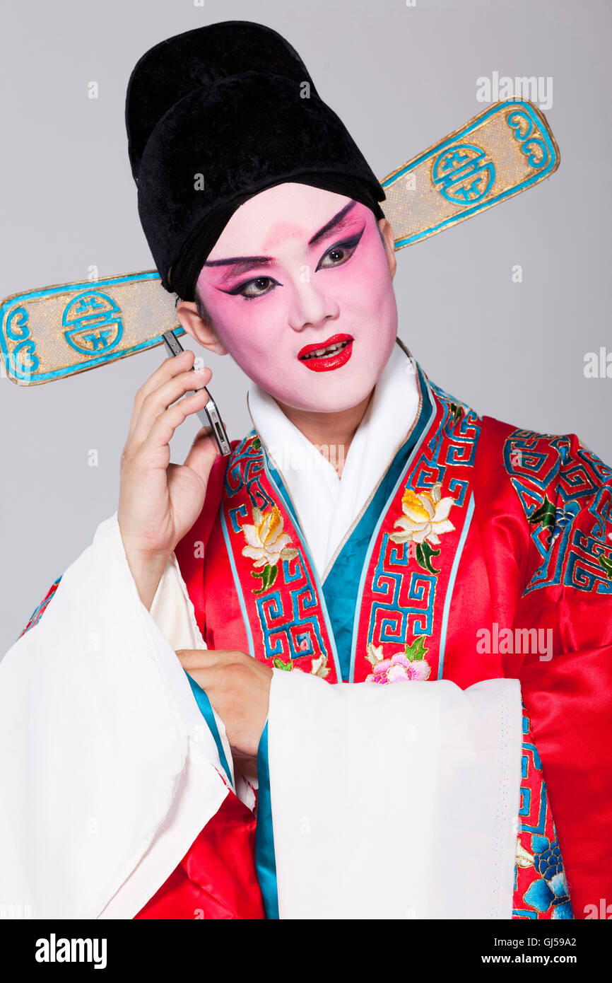 Peking Opera characters Stock Photo - Alamy