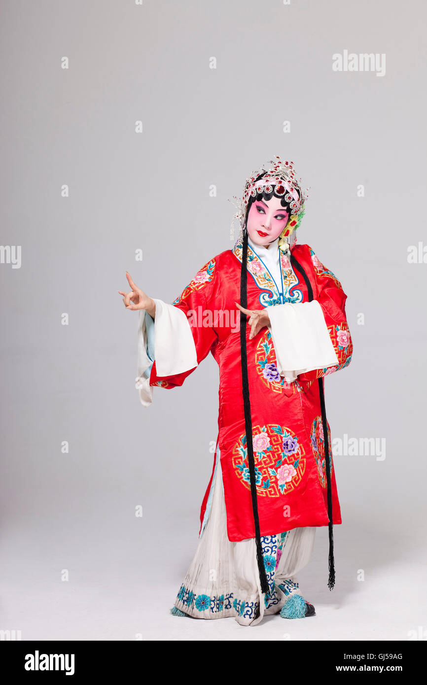 Peking Opera characters Stock Photo - Alamy