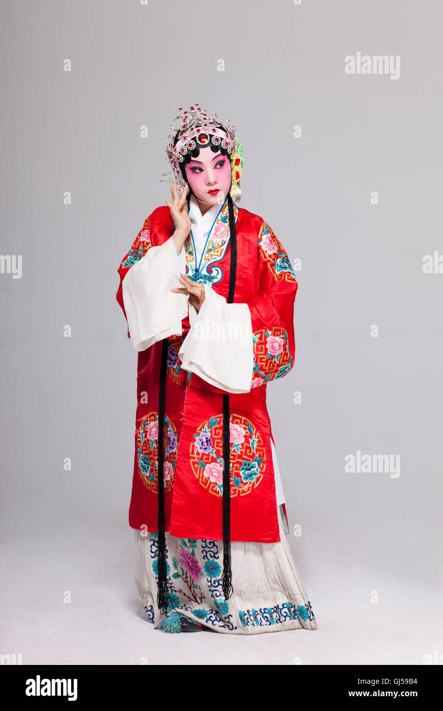 Peking Opera characters Stock Photo - Alamy