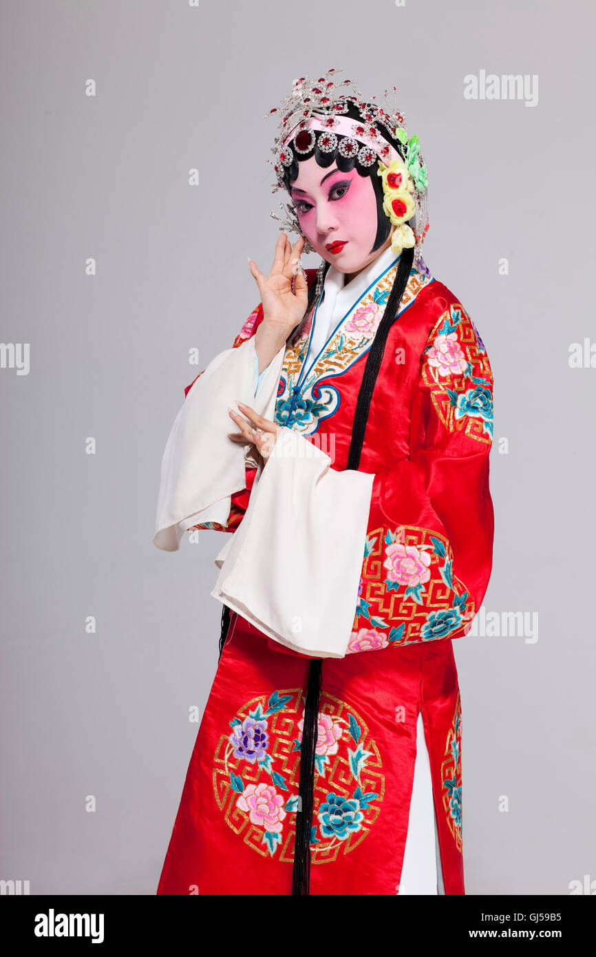 Peking Opera characters Stock Photo - Alamy