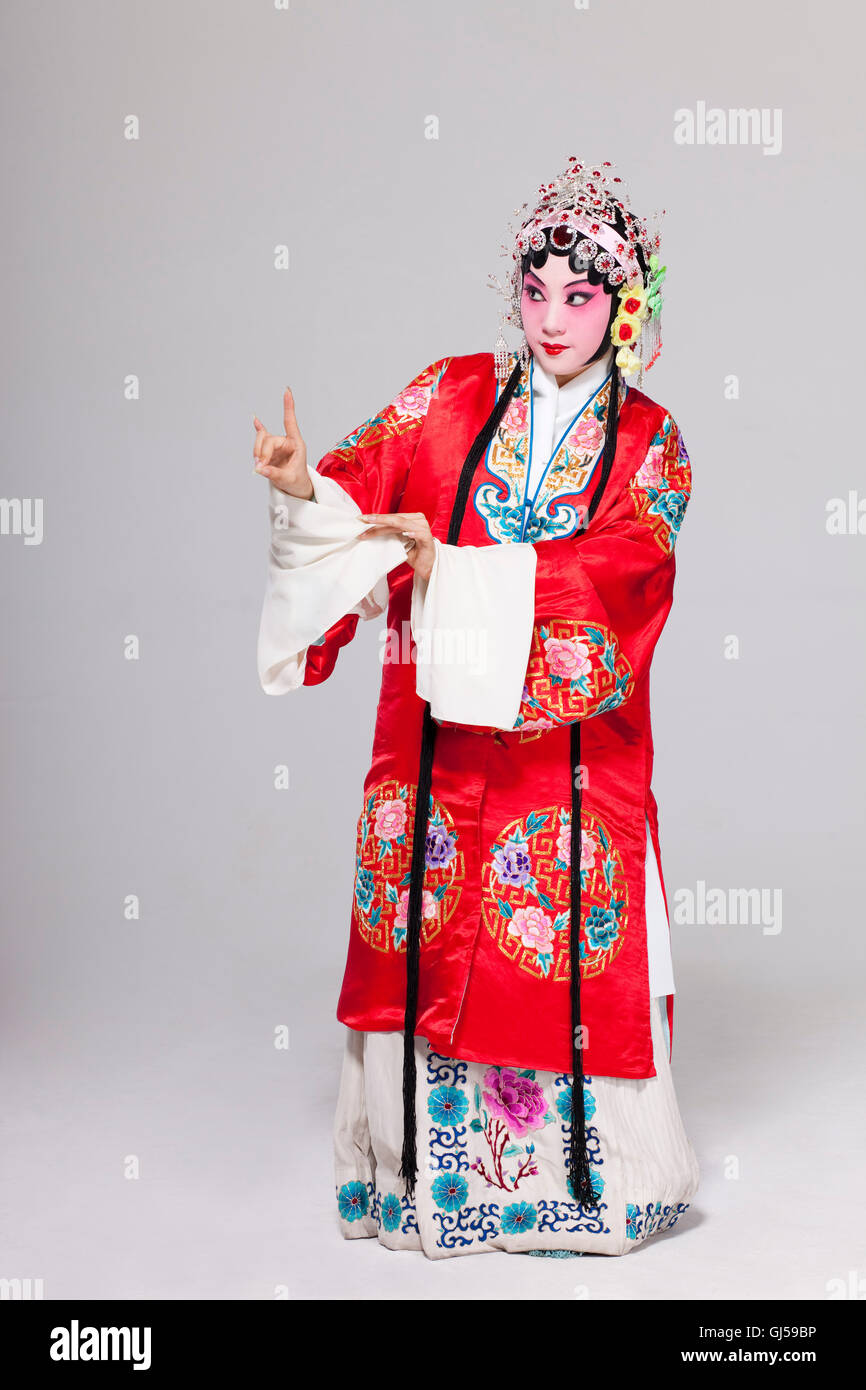 Peking Opera characters Stock Photo - Alamy