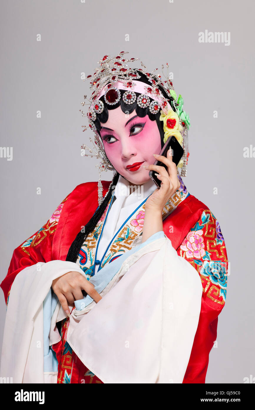 Peking Opera characters Stock Photo - Alamy