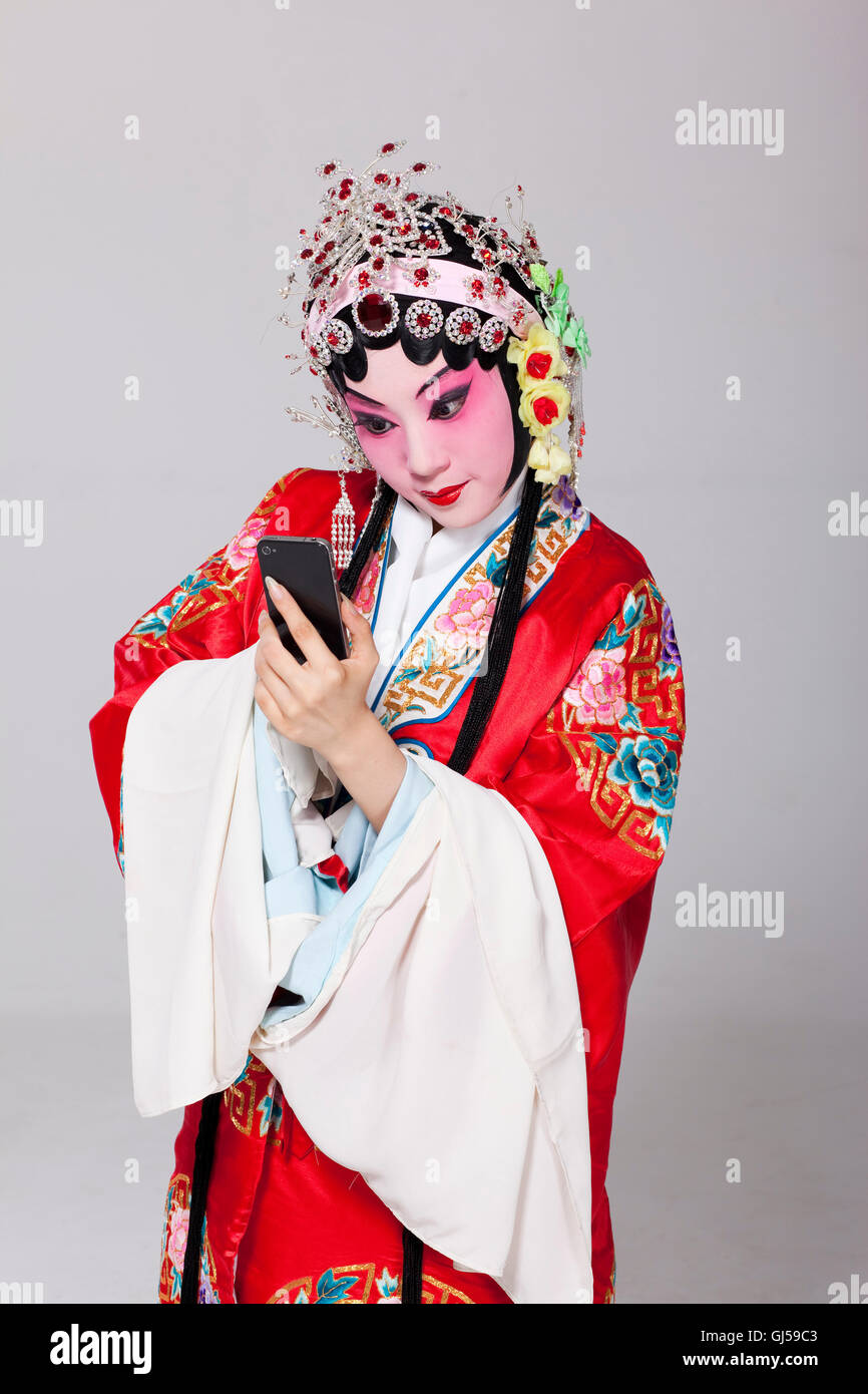 Peking Opera characters Stock Photo - Alamy