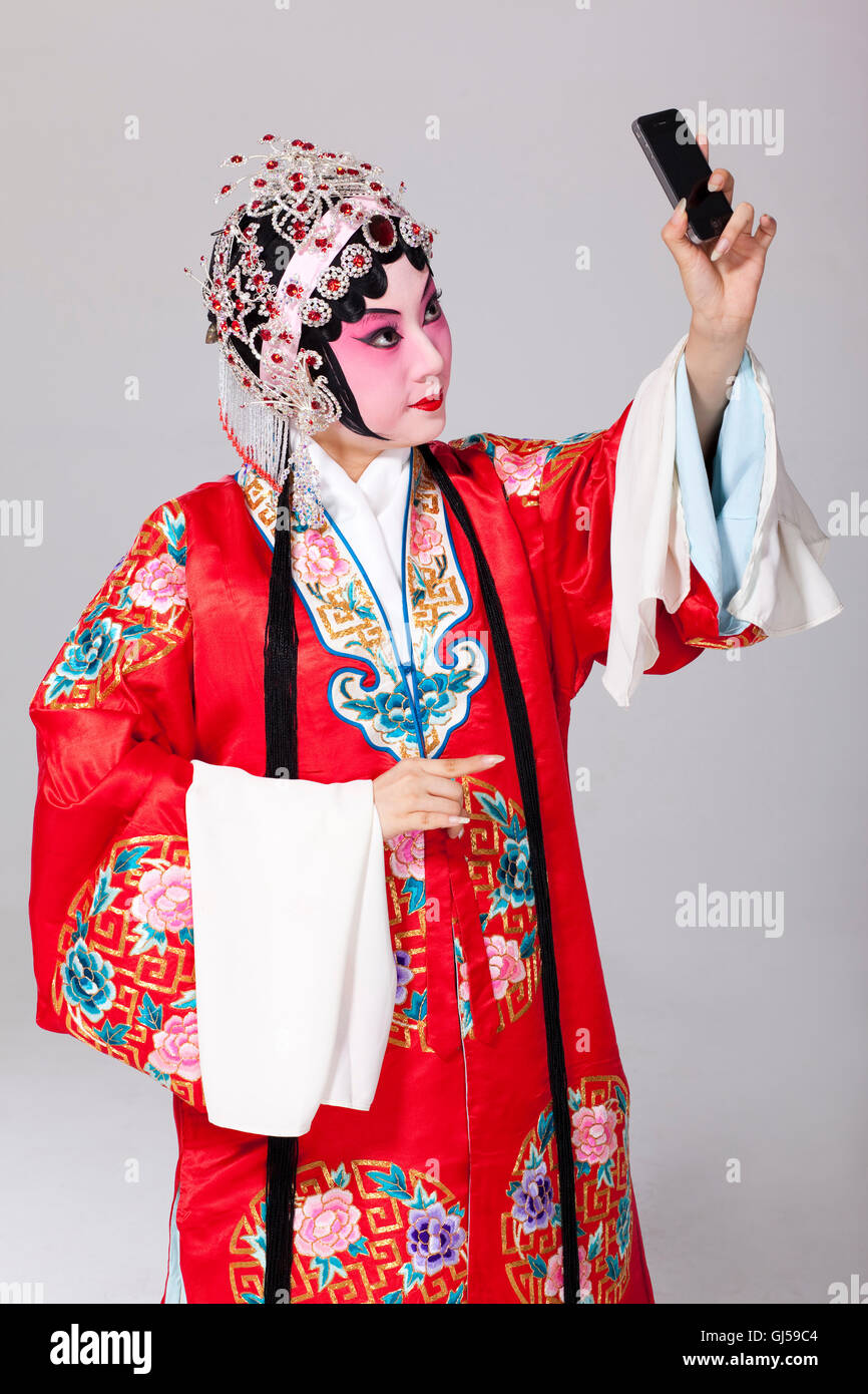 Peking Opera characters Stock Photo - Alamy