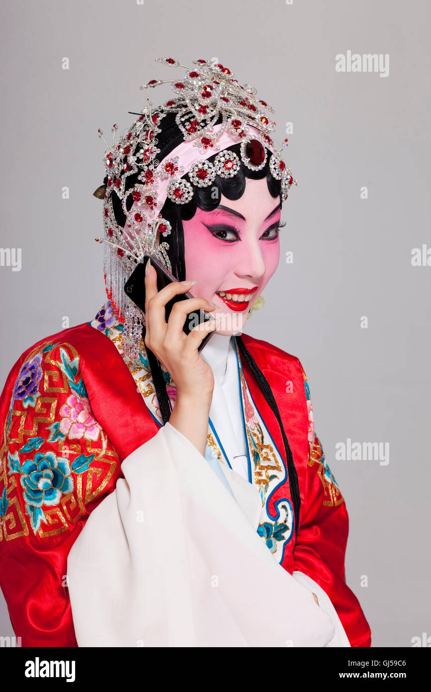 Peking Opera characters Stock Photo - Alamy