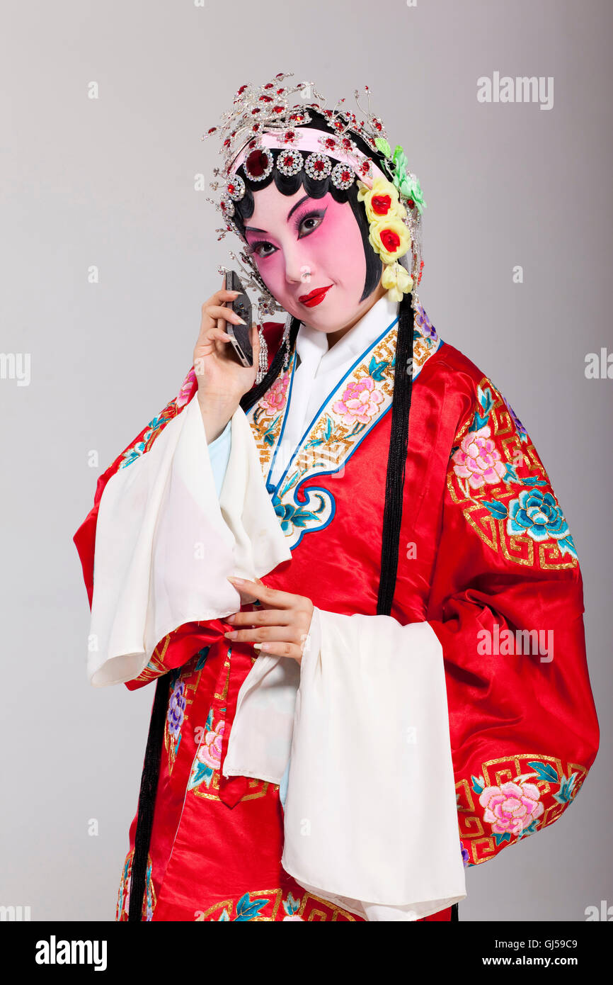 Peking Opera characters Stock Photo - Alamy