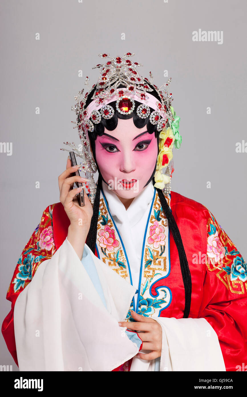 Peking Opera characters Stock Photo - Alamy