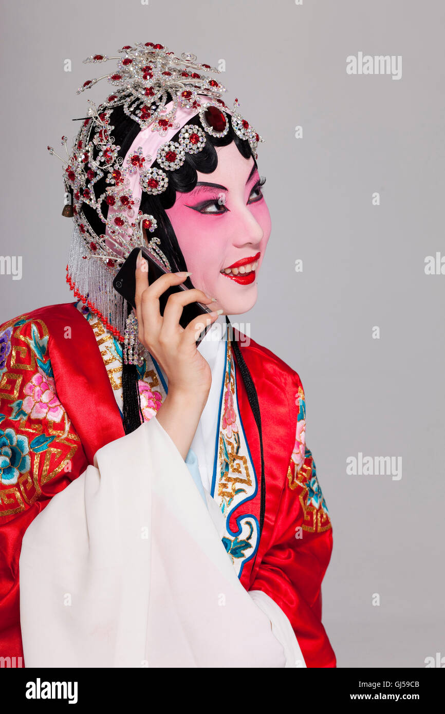 Peking Opera characters Stock Photo - Alamy