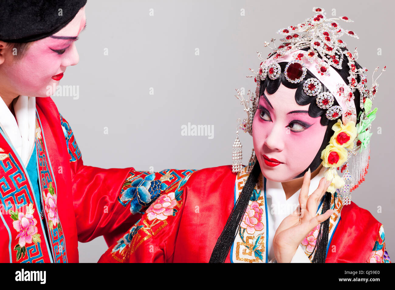 Peking Opera characters Stock Photo - Alamy
