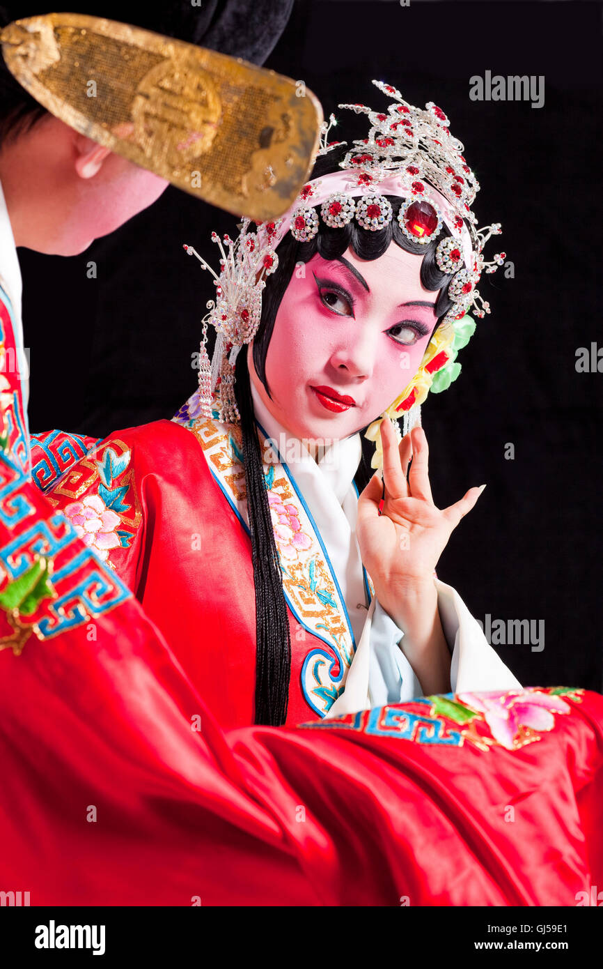 Peking Opera characters Stock Photo - Alamy