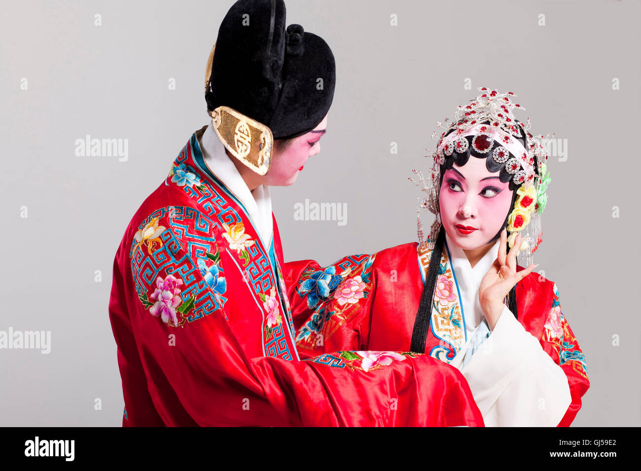 Peking Opera characters Stock Photo - Alamy