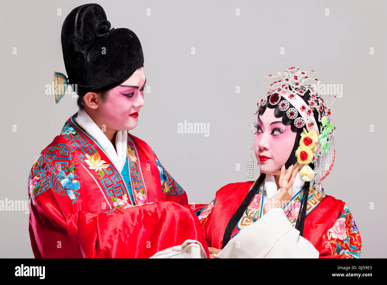Peking Opera characters Stock Photo - Alamy