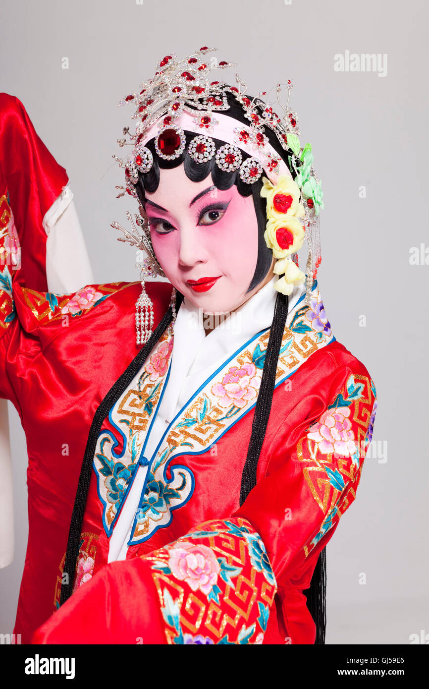 Peking Opera characters Stock Photo - Alamy