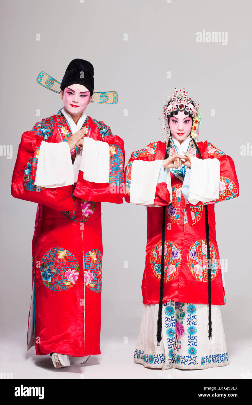 Peking Opera characters Stock Photo - Alamy