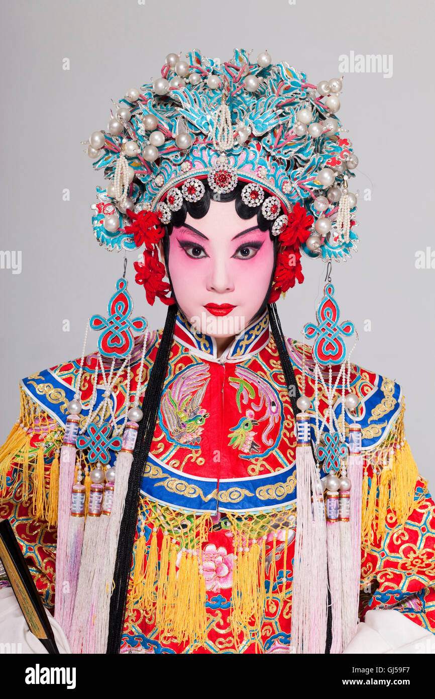 Peking Opera characters Stock Photo - Alamy