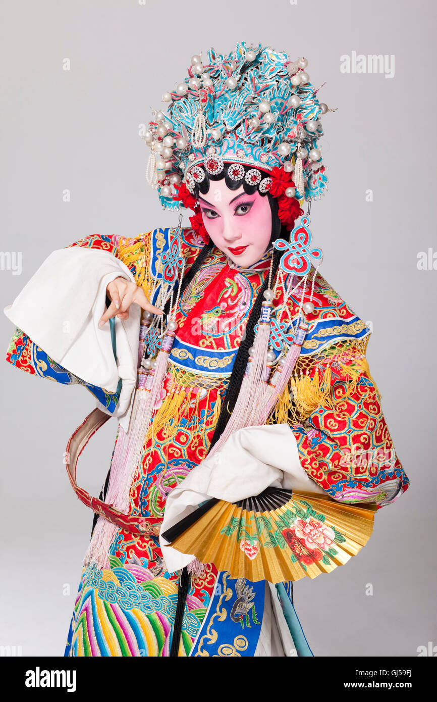 Peking Opera characters Stock Photo - Alamy