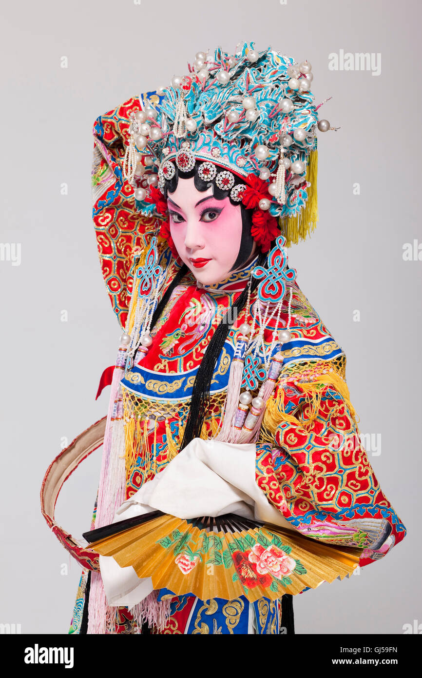 Peking Opera characters Stock Photo - Alamy