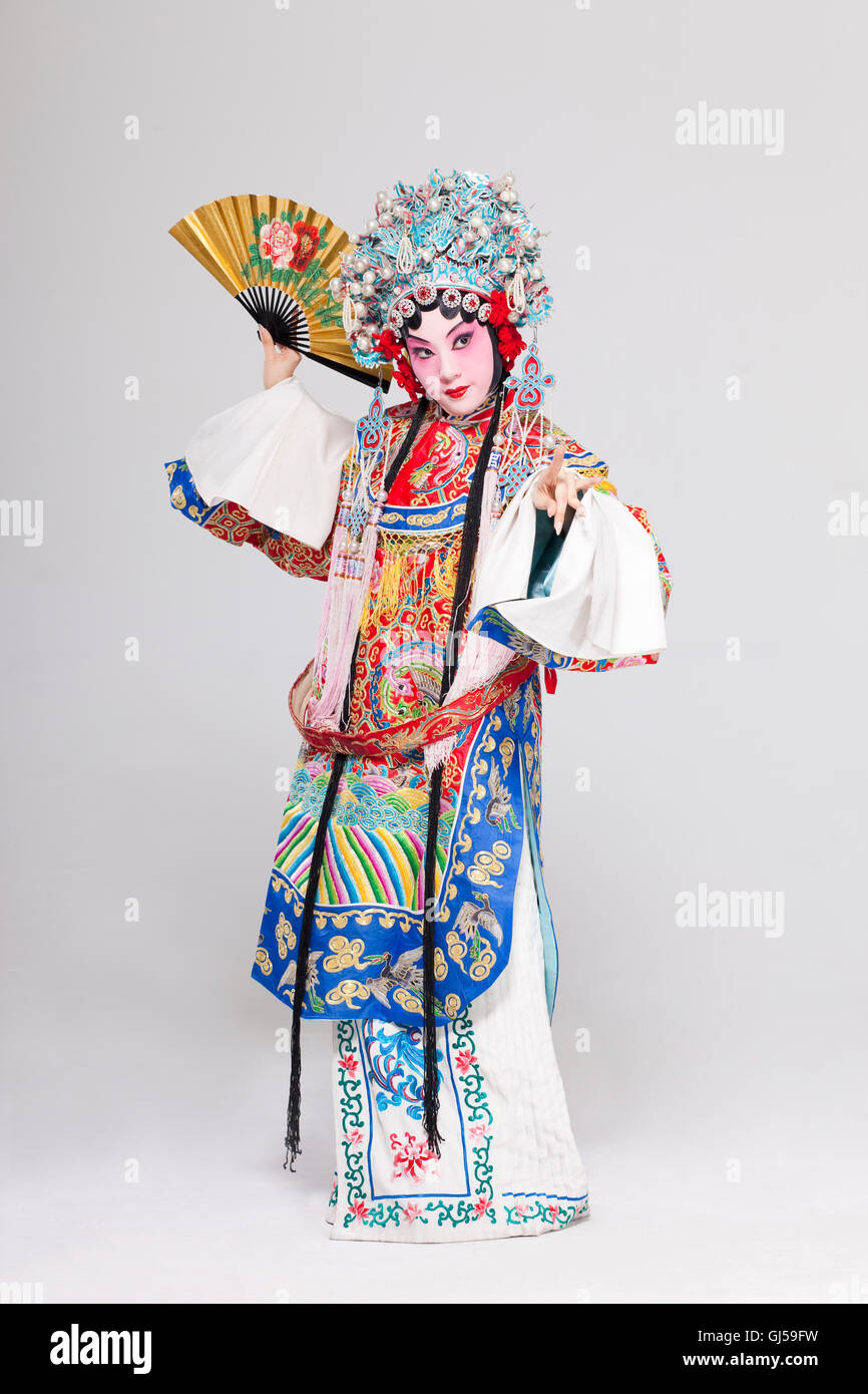 Peking Opera characters Stock Photo - Alamy