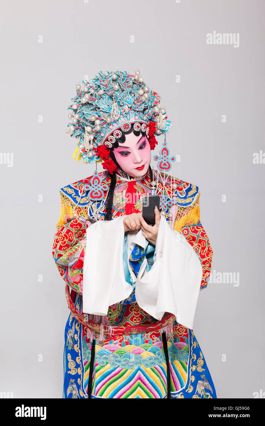 Peking Opera characters Stock Photo - Alamy