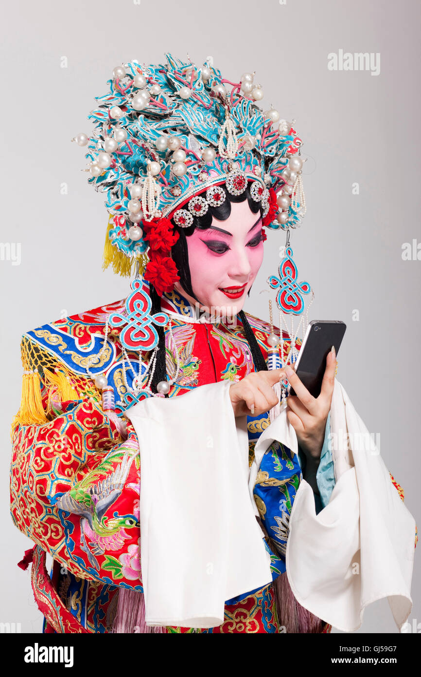 Peking Opera characters Stock Photo - Alamy