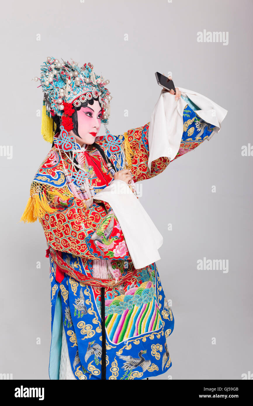 Peking Opera characters Stock Photo - Alamy
