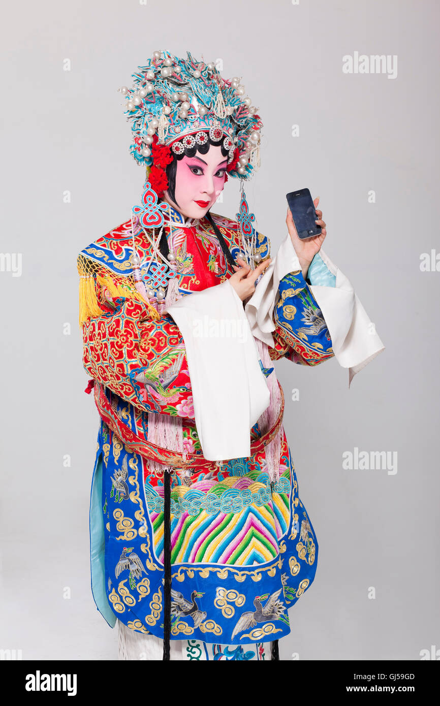 Peking Opera characters Stock Photo - Alamy