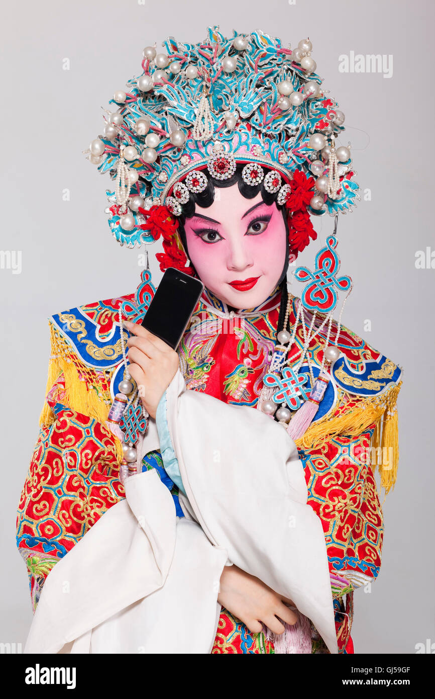 Peking Opera characters Stock Photo - Alamy