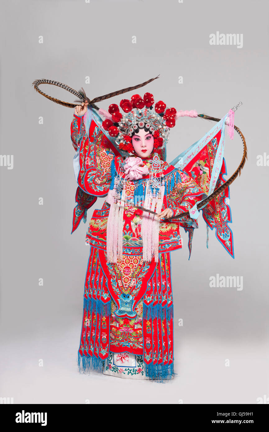 Peking Opera characters Stock Photo - Alamy