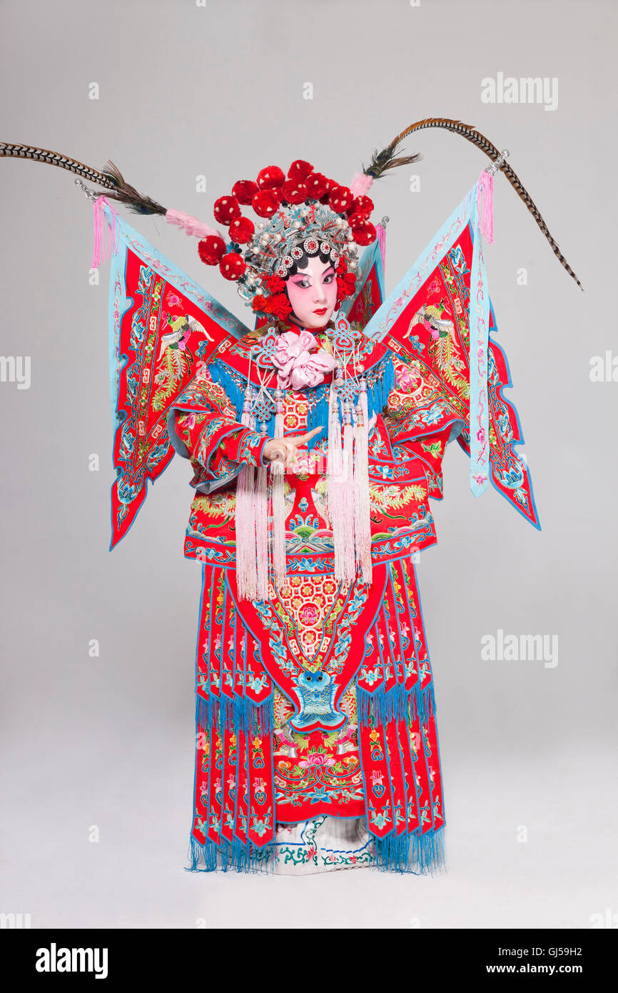 Peking Opera characters Stock Photo - Alamy