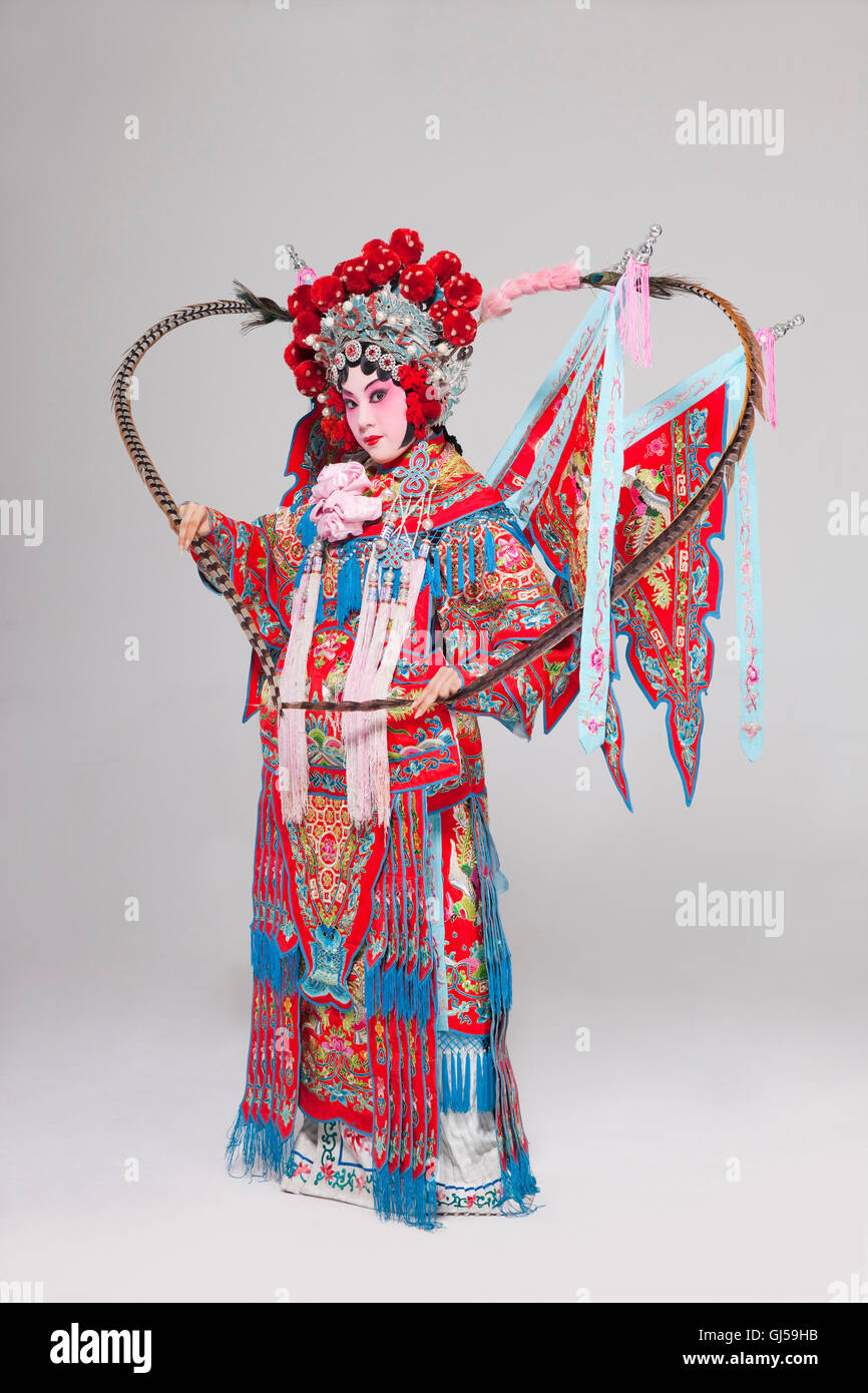 Peking Opera characters Stock Photo - Alamy
