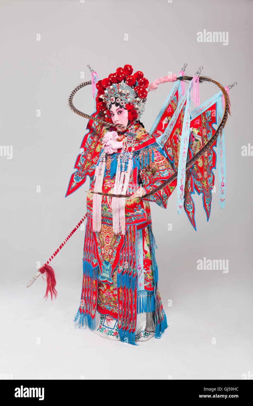 Peking Opera characters Stock Photo - Alamy