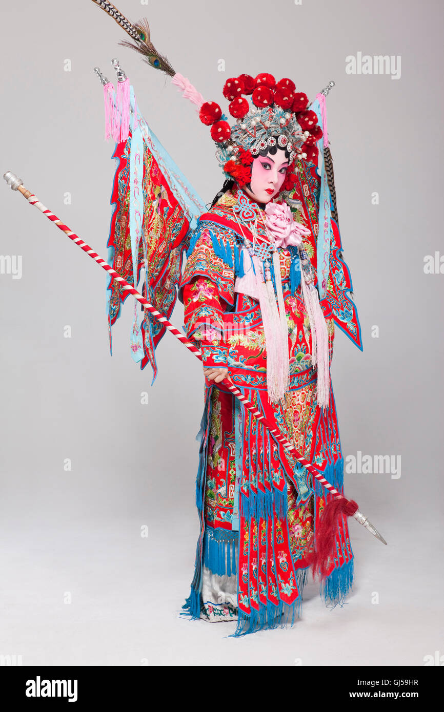 Peking Opera characters Stock Photo - Alamy