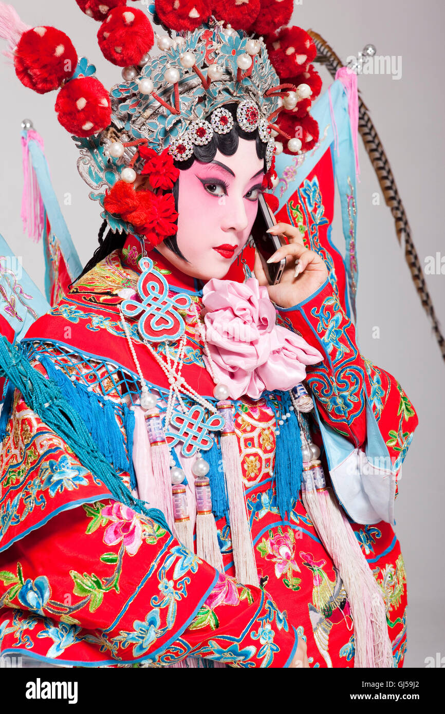 Peking Opera characters Stock Photo - Alamy